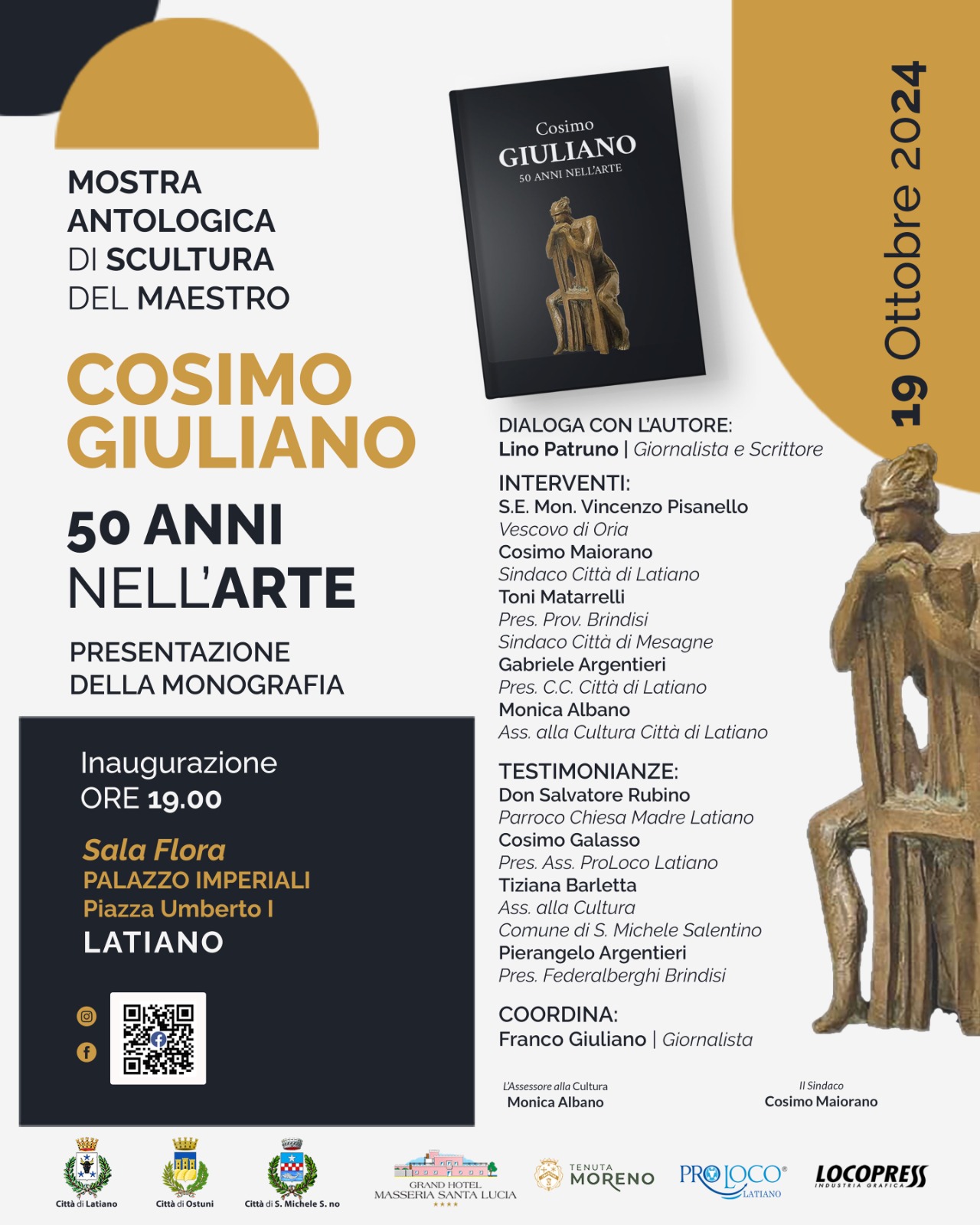Mostra antologica delle opere del Maestro Cosimo Giuliano, 50 anni nell ...